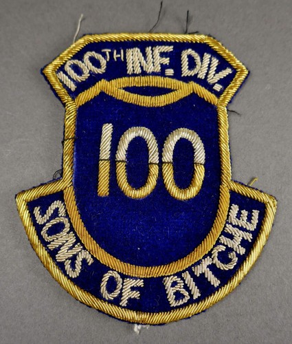 WWII 100th Infantry Division Theatre Patch | eBay