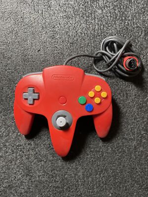 N64 Controller (Red) (Nintendo 64, NUS-005) 45496860059| eBay