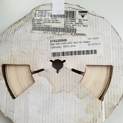10 x 249R 1/8W 1 % 100 ppm RÉSISTANCE VISHAY SMD. CA392U4900F080721 | eBay