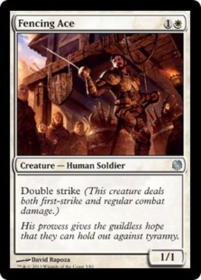 Fencing Ace Light Play, English Magic the Gathering MTG Duel Decks ...