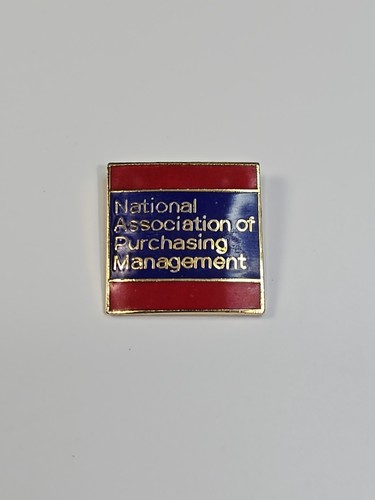 National Association of Purchasing Management Lapel Pin Red Blue & Gold ...
