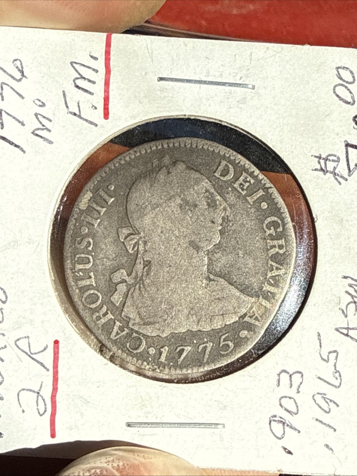 Dug Pre Civil War 💥 🇺🇸 💣 1775 Silver Reale Coin | eBay