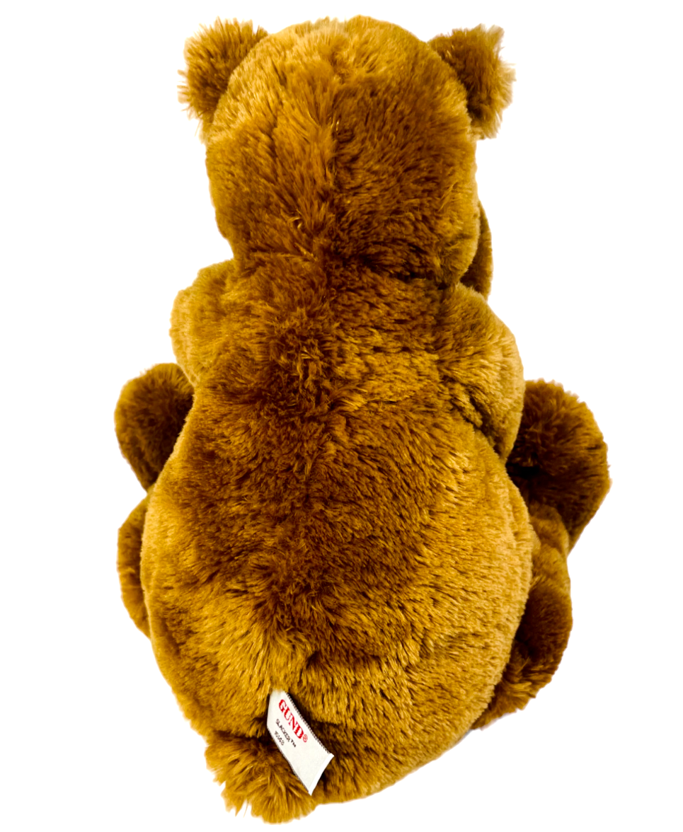 Gund Slacker Bear Plush Soft Brown Stuffed Teddy #15148 Collectible Toy ...