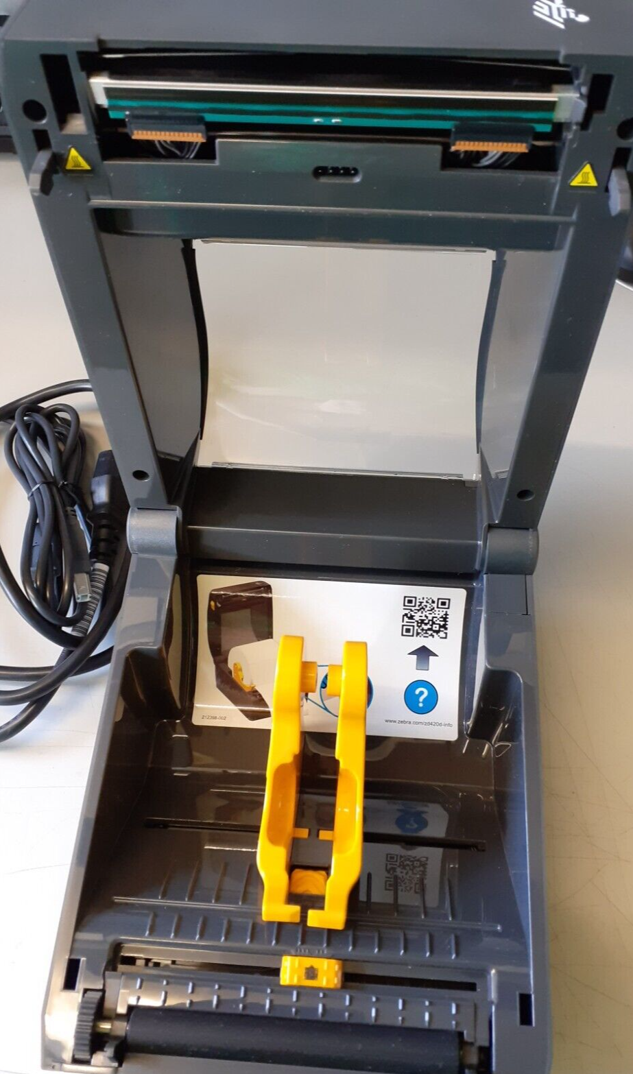 Zebra ZD420 203 x 203 dpi Direct Thermal Label Printer - Black for sale ...