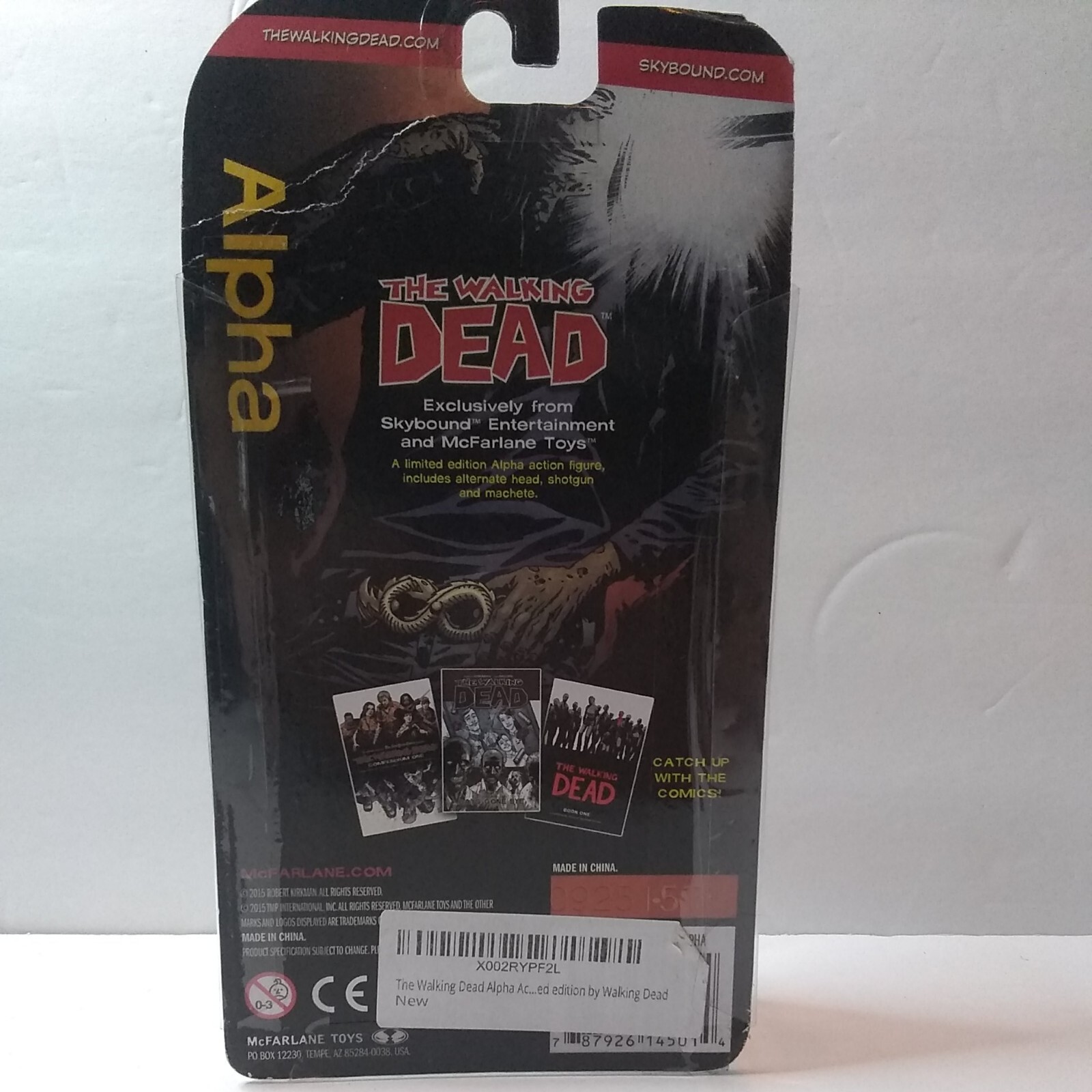 McFarlane Toys The Walking Dead Alpha Skybound Figure 2015 for sale ...