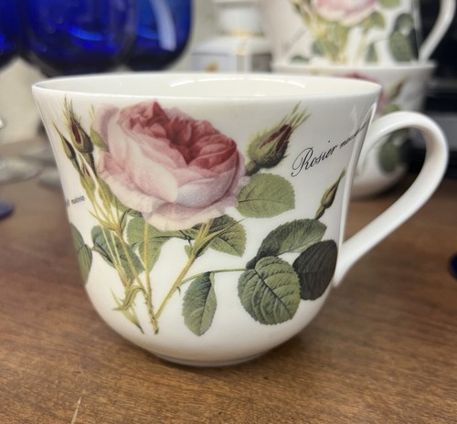 Roy Kirkham Redoute Roses Large Coffee Cup Bone China Made in England ...
