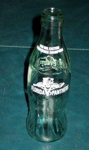 FLORIDA PANTHERS 1996 EASTERN CONFERENCE CHAMPIONS COKE-COLA 8 Oz GLASS ...