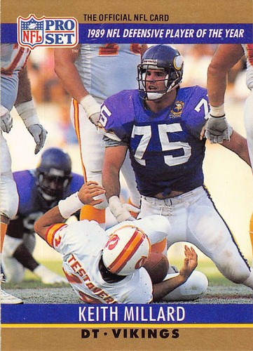 Keith Millard 1990 Pro Set 5 Minnesota Vikings Football Card | eBay