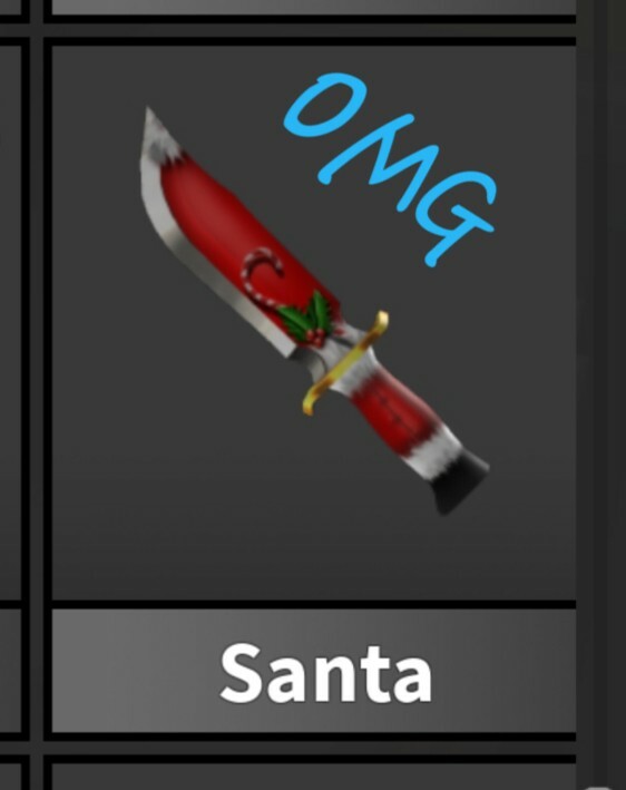 Roblox Murder Mystery 2 SANTA MM2 godly knives and guns | eBay