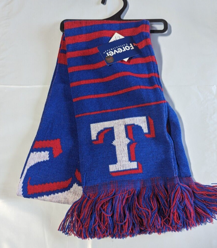 Texas Rangers Scarf Knit Winter Neck NEW - Big Logo - Team Colors ...