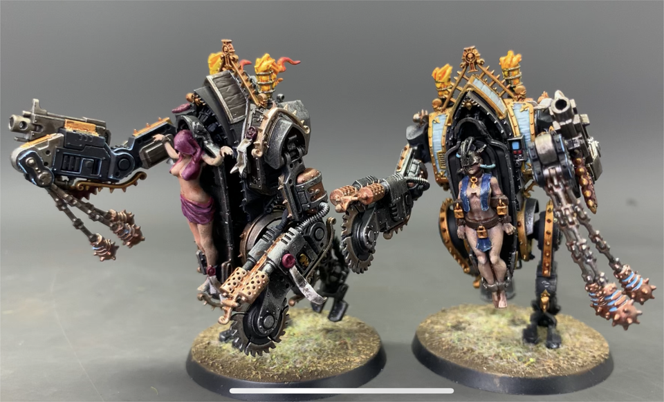 Warhammer 40k Adepta Sororitas army Penitent Engines pro Painted Games ...