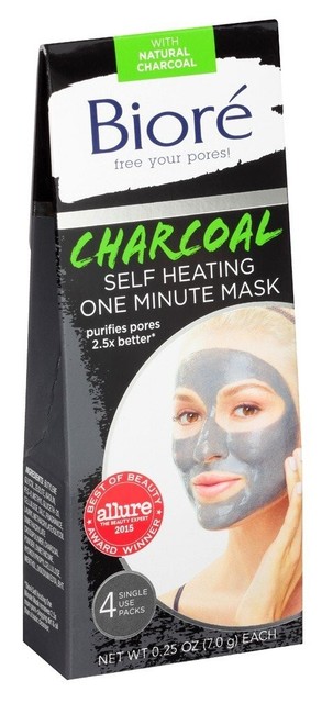 Masks Biore Self Heating One Minute Mask 4 Count for sale online | eBay