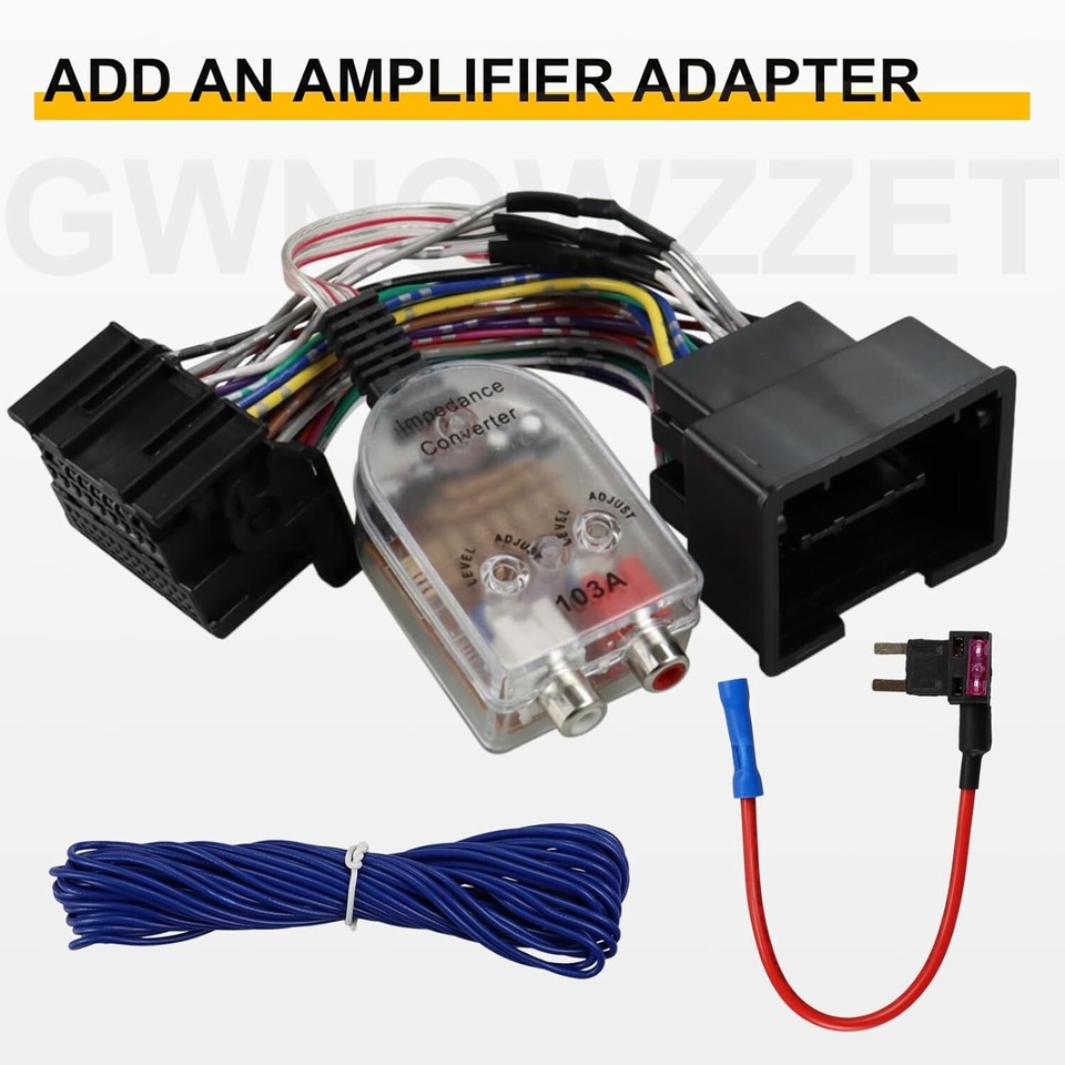 Amplifier Adapter to Factory Radio Plug and Play Harness for Chevy GMC ...
