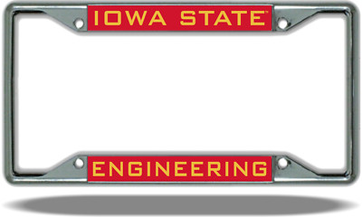Iowa State ENGINEERING License Plate Frame | eBay