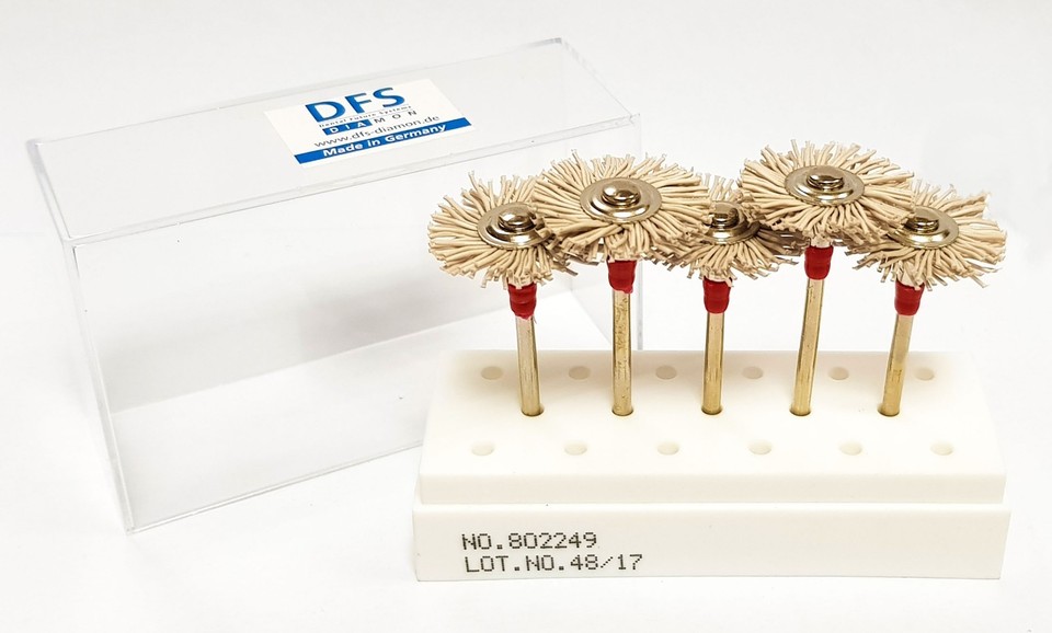 Upofix polisher brush pre polishing movements occlusal DFS Diamon ...