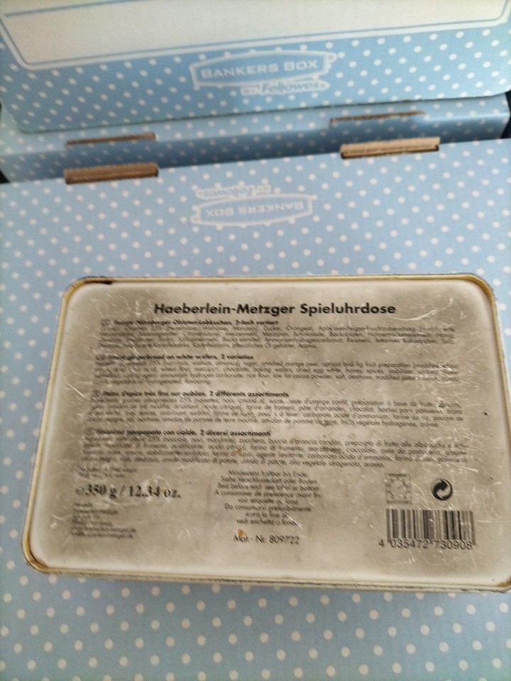 German musical biscuit tin | eBay UK