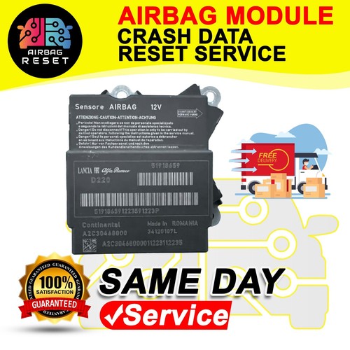 FIAT 500 AIRBAG SRS MODULE ECU 51782985 CRASH DATA RESET SERVICE | eBay UK