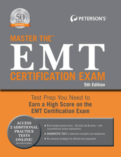 Master the EMT Certification Exam - Paperback By Petersons - VERY GOOD ...