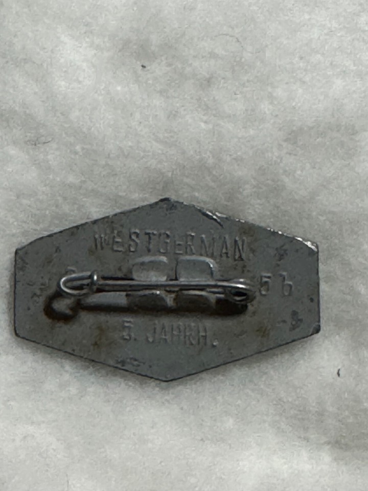 WW2 German Relief, Donation Receipt, Tinnie, Pewter, Rectangle Shield ...