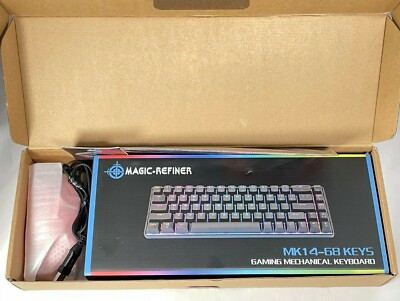 Magic-Refiner MK14-68 Keys Mechanical Gaming Keyboard / Mouse/ Mouse ...