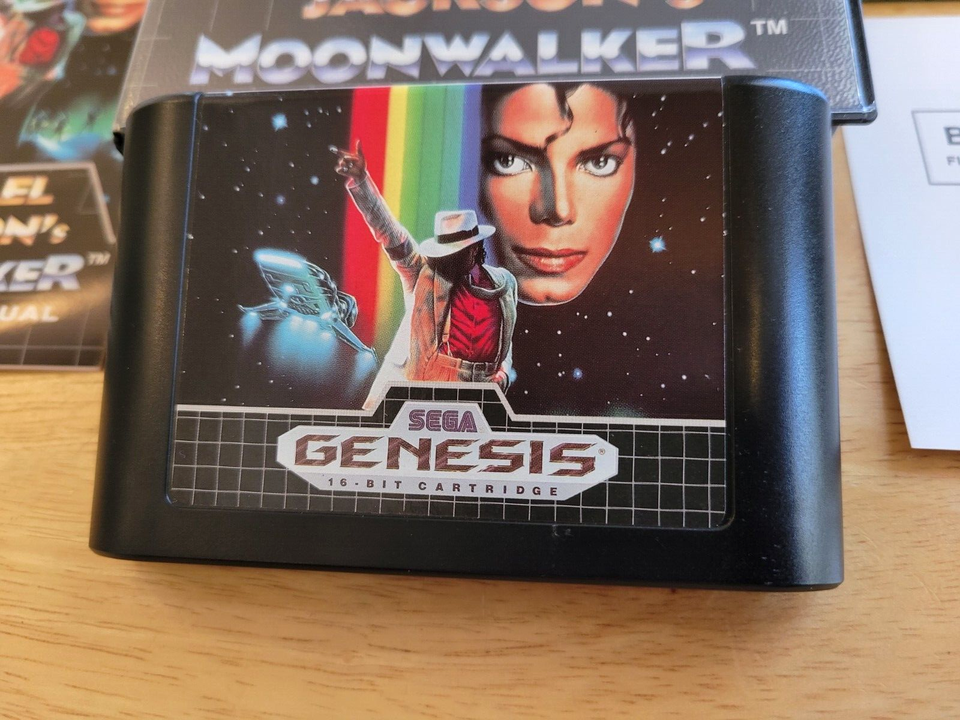 Sega Genesis (CIB) - Michael Jackson's Moonwalker (VERY GOOD) - Jackson ...