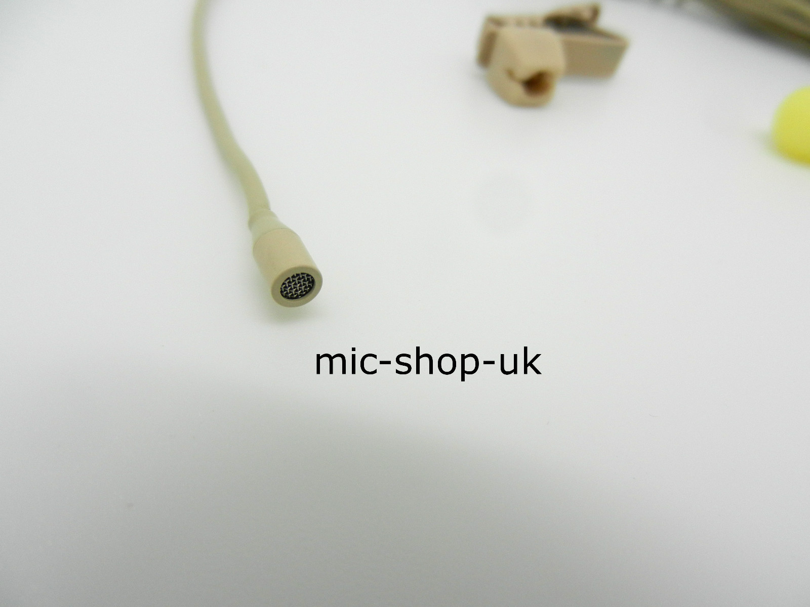 Beige Discreet Lapel Microphone For AKG/Samson Wireless 3 Pin Mini XLR ...