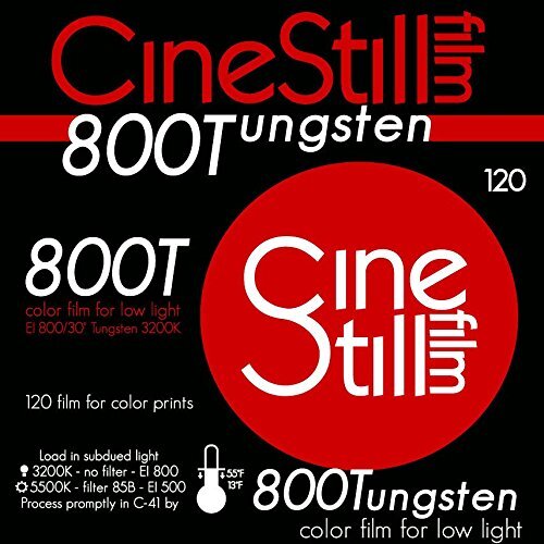 Cinestill 800Tungsten High Speed Color Film, 120 Format (ISO 800 ...