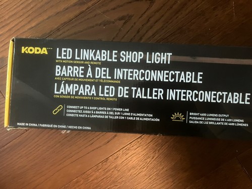 Koda 46" LED Linkable Shop Light with Motion Sensor and Remote for sale ...