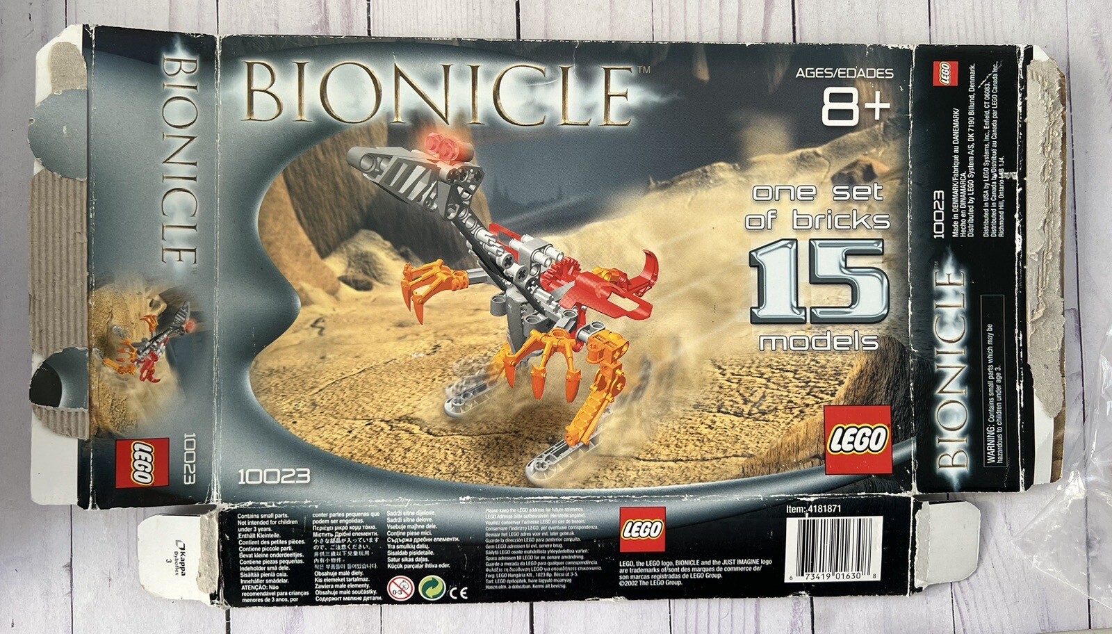 Lego #10023 ~ Bionicle Master Builder Set ~ Complete w/ Box ...