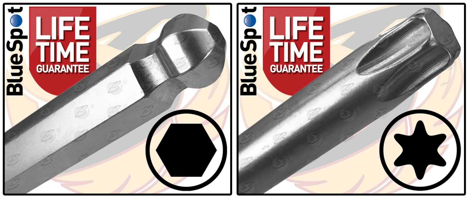 T-Handle Torx & Ball End Hey Key Set 20pc Allen Star Key HEX H2-H10 ...