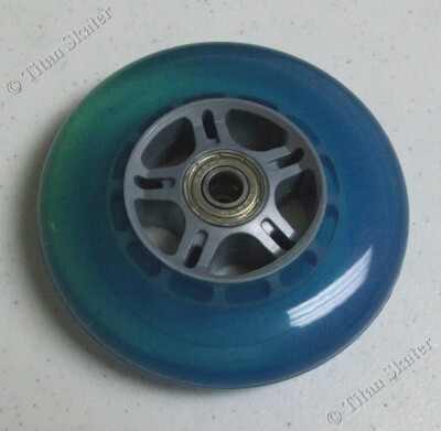 ONE BLUE 100mm Wheel with Bearings for Razor Kick Scooter BLEMISH ...