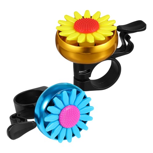Sonnette De Vélo Enfant Cloche Sécurité Des Vélos Forme Tournesol | eBay