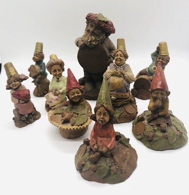 Collection Tom Clark Cairn Studio Gnome Figurines 1984 - 1999 Set of 8 ...