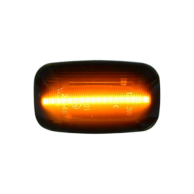 2X Dynamic LED Side Indicator Marker Light Car For Land Cruiser 70 80 ...