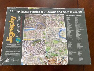 Jigraphy - Cityscape Maps - London Map Puzzle - New in Shrinkwrap | eBay