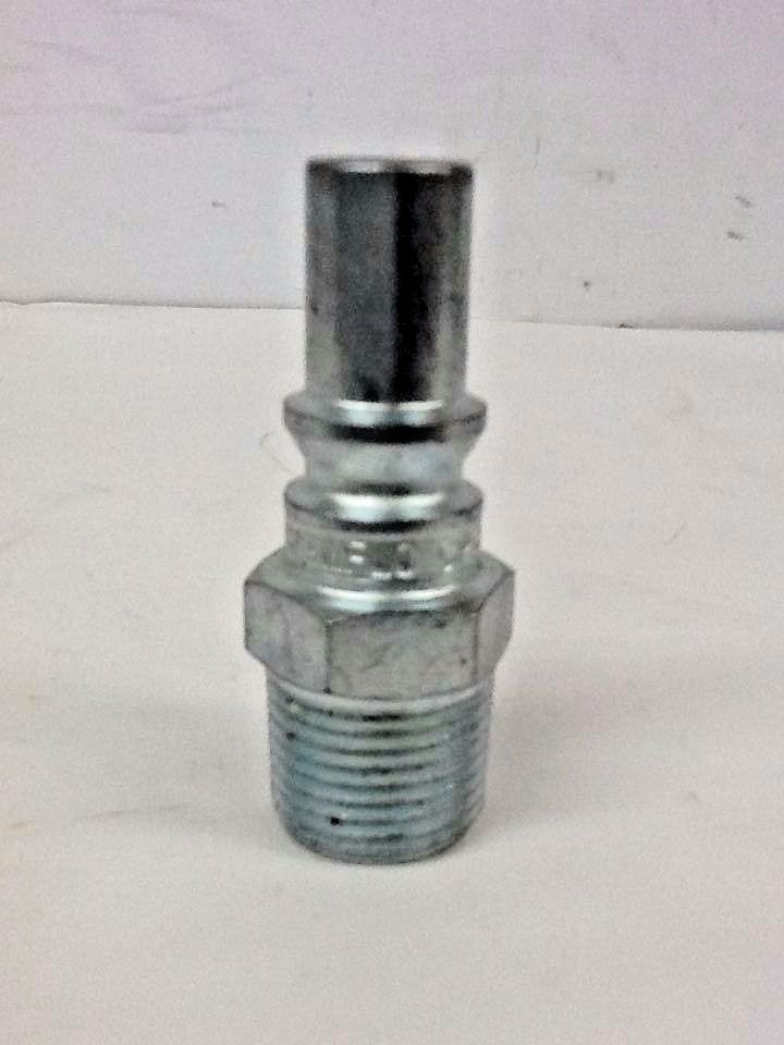 Amflo CP35, 3/8" Steel Plated Coupler Plug, Aro Series, 3/8" Body, 3/8 ...