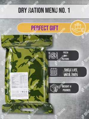 Military Russian Army Food Ration Daily Pack MRE Emergency Ration ...