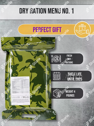 Military Russian Army Food Ration Daily Pack MRE Emergency Ration ...