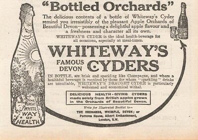 1916 Whiteways Ciders Whimple Devon Original Advert | eBay UK