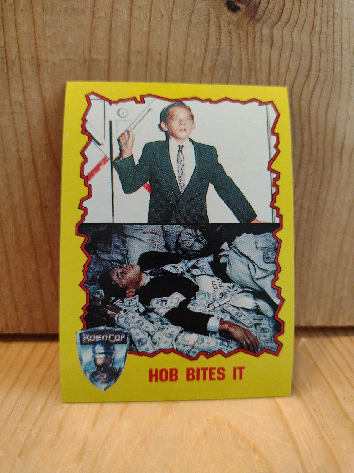 1990 Topps: RoboCop 2: Trading Card: #64 HOB BITES IT Ft5 | eBay