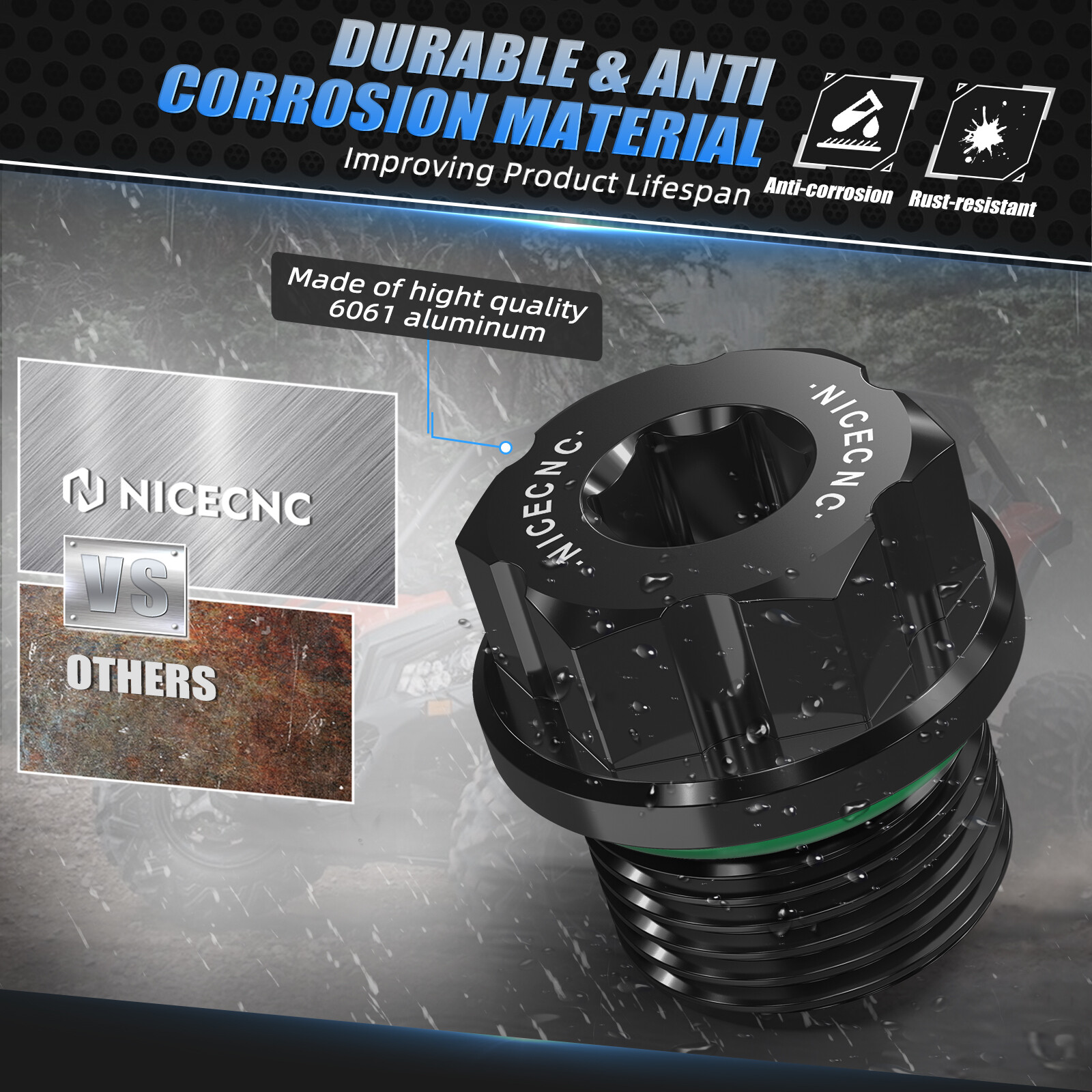 NICECNC Front Differential Fill Plug Screw For Can-Am Maverick X3 RR R ...
