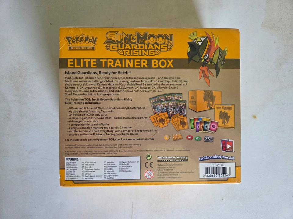 Pokémon TCG - Guardians Rising Elite Trainer Box (ETB) | eBay