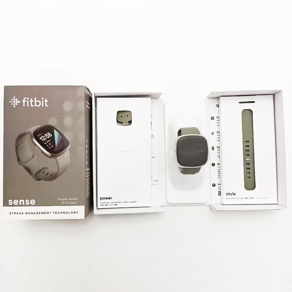 Fitbit Sense FB512 Advanced Health Smartwatch Stainless Steel Case ...