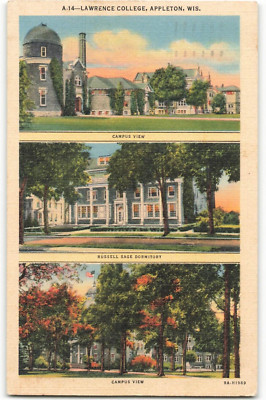 1943 Lawrence College, Appleton, Wisconsin VTG Postcard ME7. | eBay