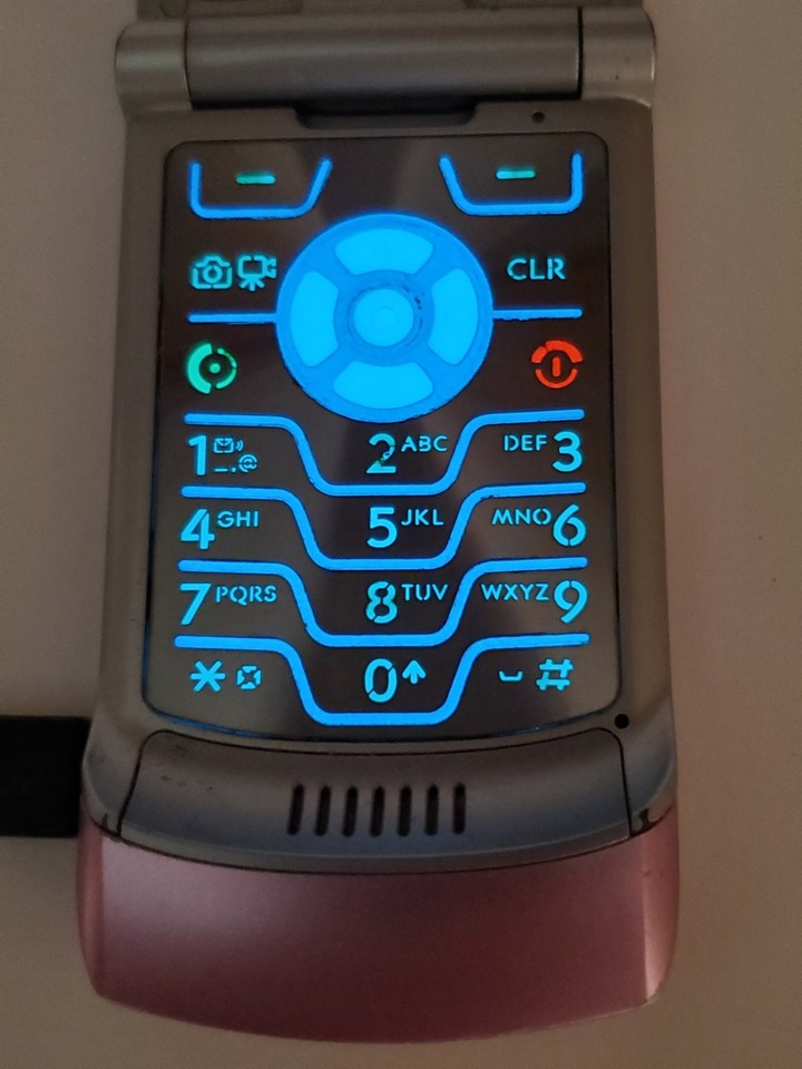 Motorola RAZR V3m - Pink ( Verizon ) Very Rare Flip Phone Not Working ...