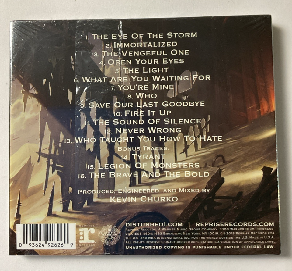 Immortalized [Deluxe Version] [Limited Edition] by Disturbed (CD, 2015 ...