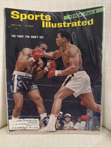Cassius Clay Muhammad Ali Sports Illustrated Boxing June 7 1965 Liston ...