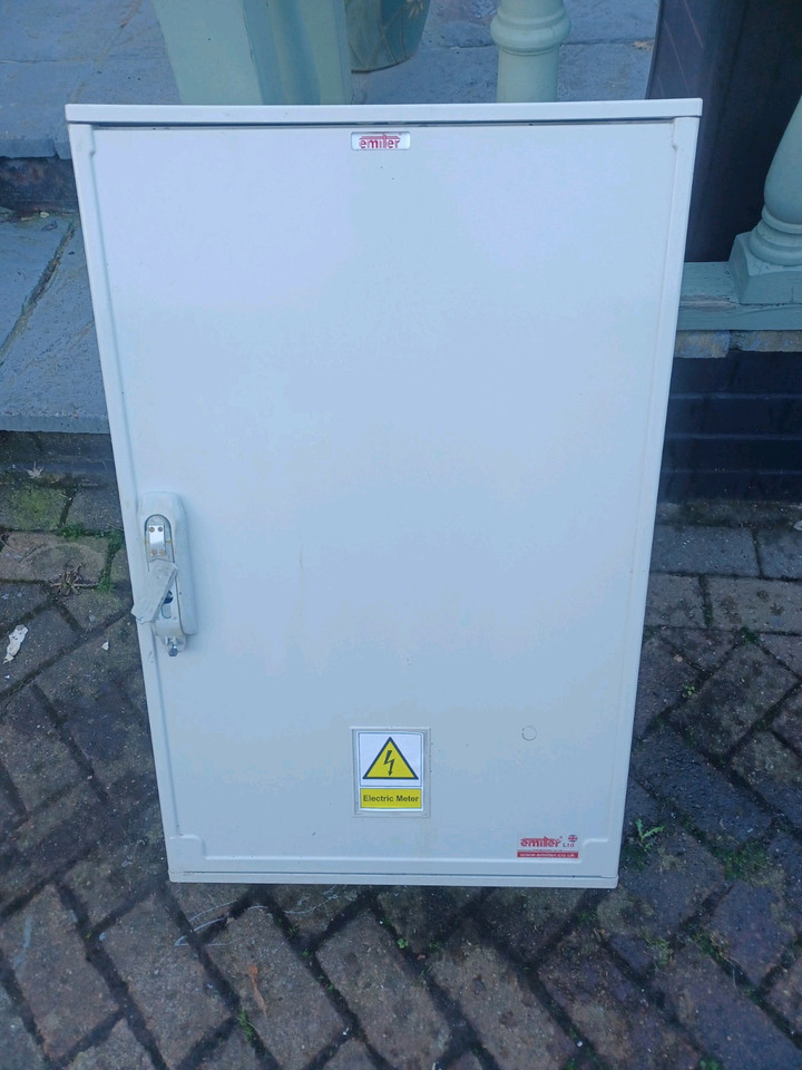 GRP Electric Meter Box Emiter 530mm x 800mm x 245mm 3-Phase Surface ...