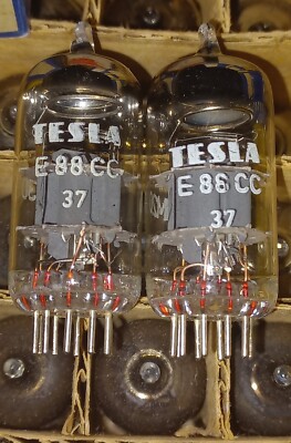 2 x TESLA E88CC ECC88 Tubes | eBay
