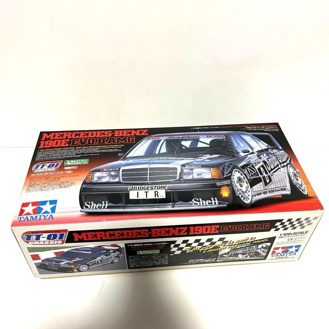 Tamiya 1/10 RC MERCEDES-BENZ 190E Evolution Evo.II AMG TT-01 Chassis ...